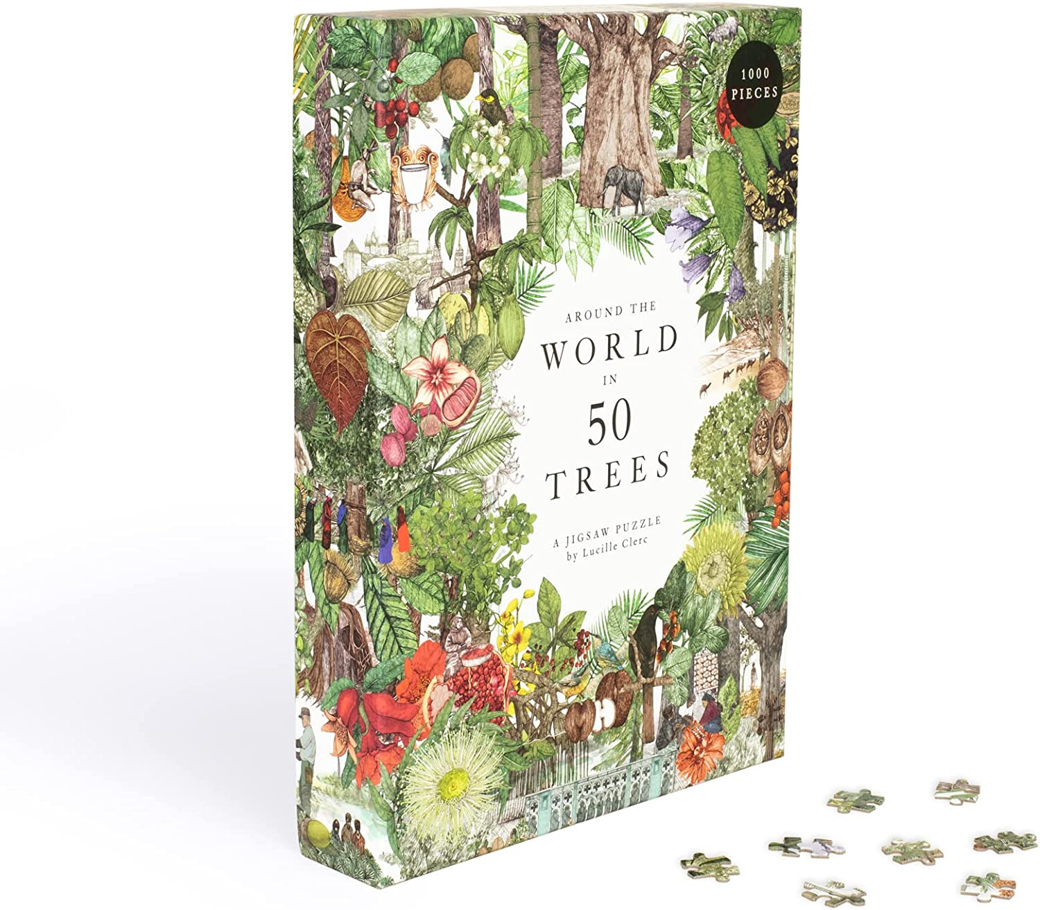 Around The World In 50 Trees Puzzle: 1000 Pieces