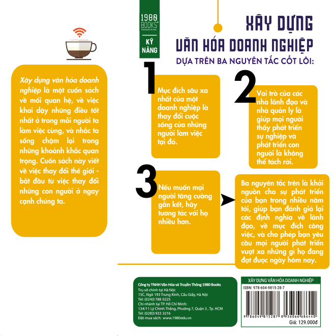 Sách Xây Dựng Văn Hóa Doanh Nghiệp FAHASA COM