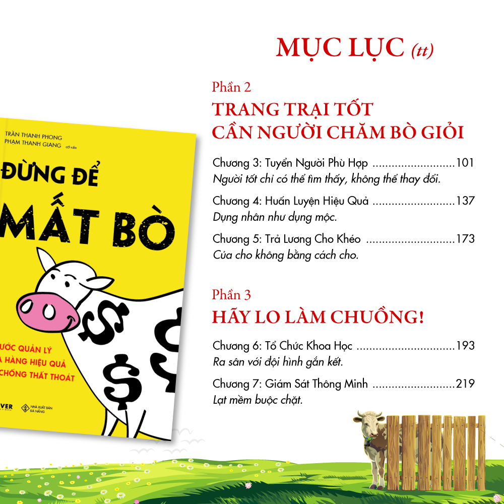 Sách Đừng Để Mất Bò - 7 Bước Quản Lý Cửa Hàng Hiệu Quả Và Chố - FAHASA.COM