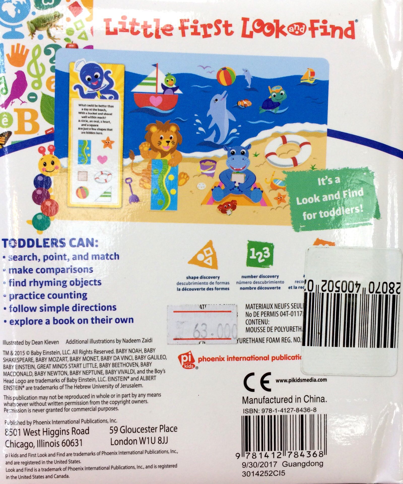 Baby Einstein Let's Look Board Book (Little First Look and Find)