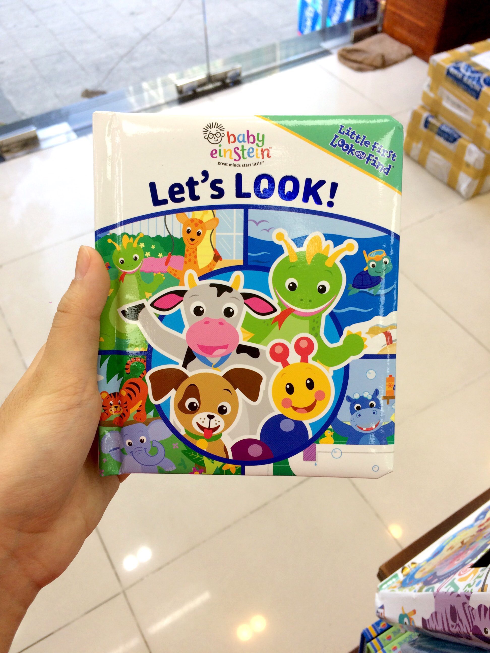 Baby Einstein Let's Look Board Book (Little First Look and Find)