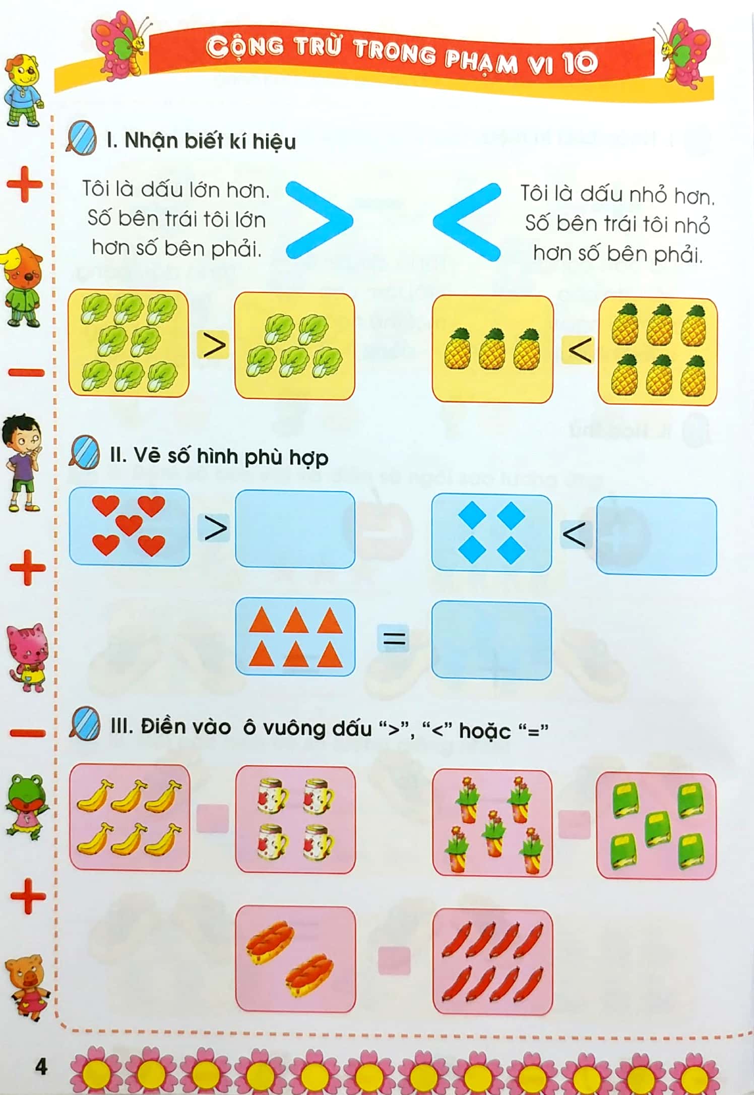 Sách Bé Học Toán - Cộng Trừ Trong Phạm Vi 10 - FAHASA.COM