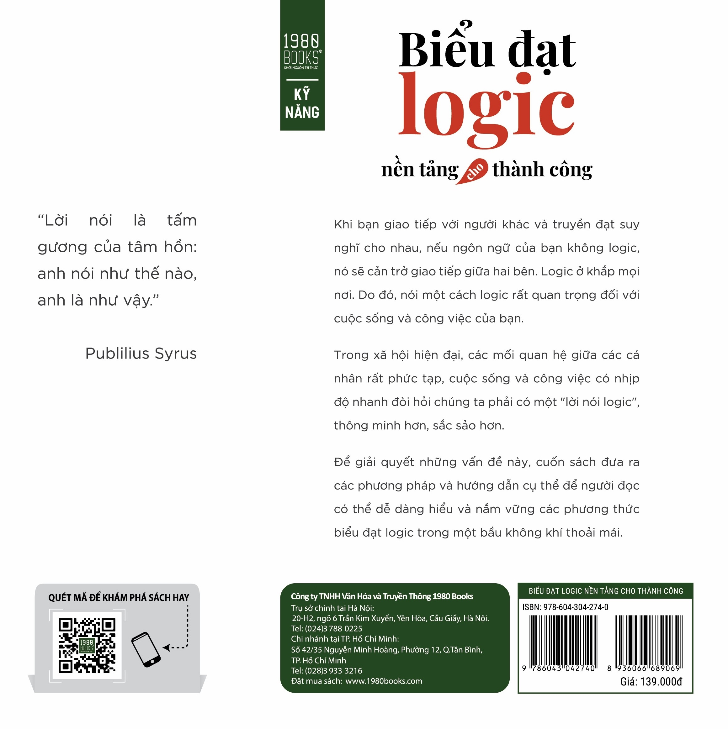 Sách Biểu Đạt Logic Nền Tảng Cho Thành Công - FAHASA.COM