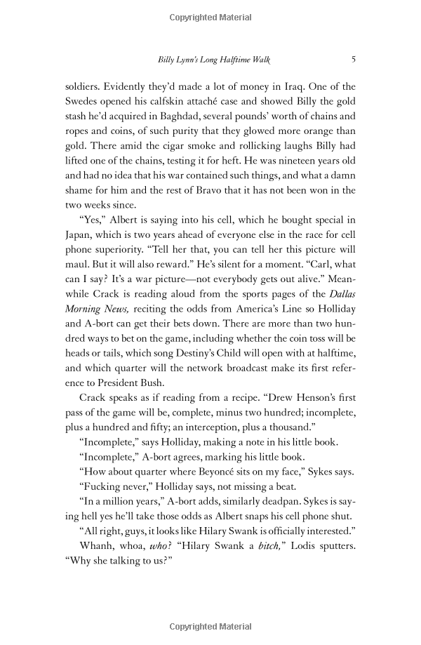 Billy Lynn's Long Halftime Walk