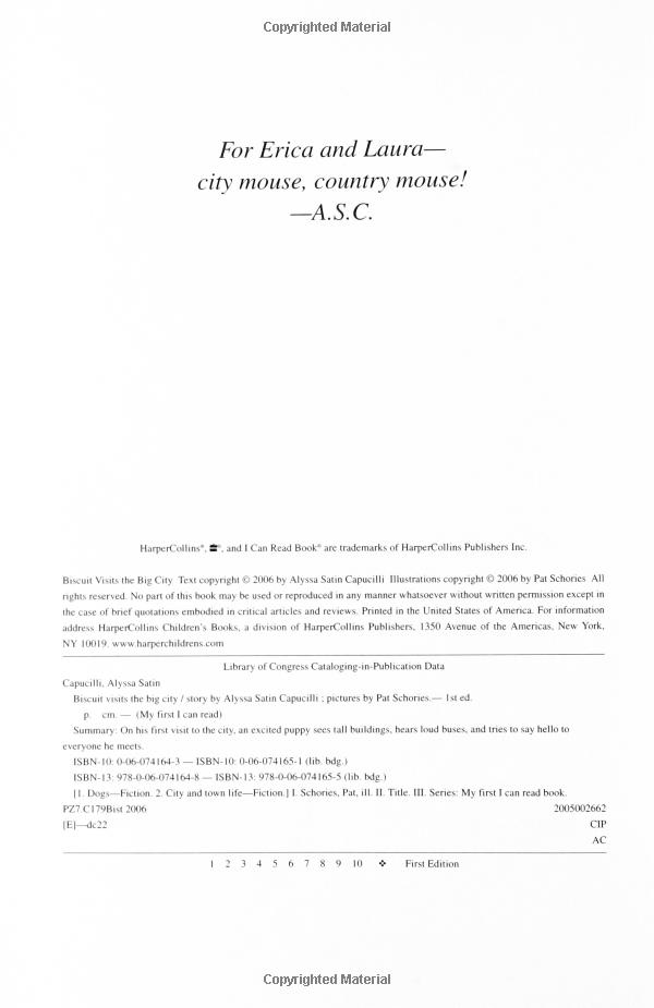 Biscuit visits the big city