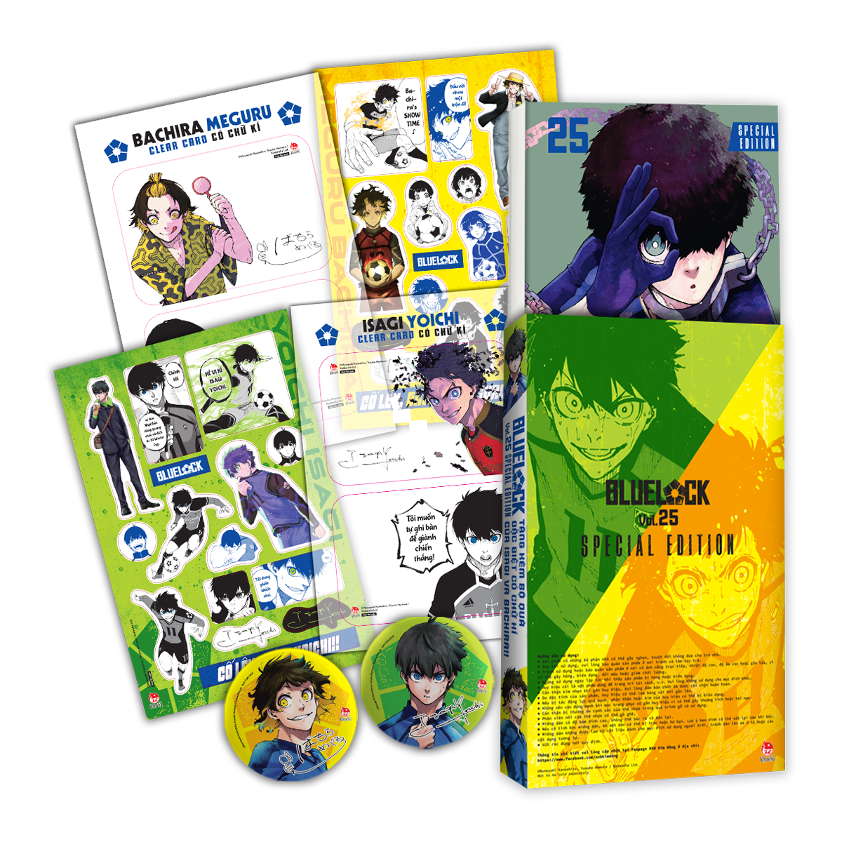 Truyện Tranh BlueLock - Tập 25 - Bản Đặc Biệt - Tặng Kèm Bộ Quà Đặc ...