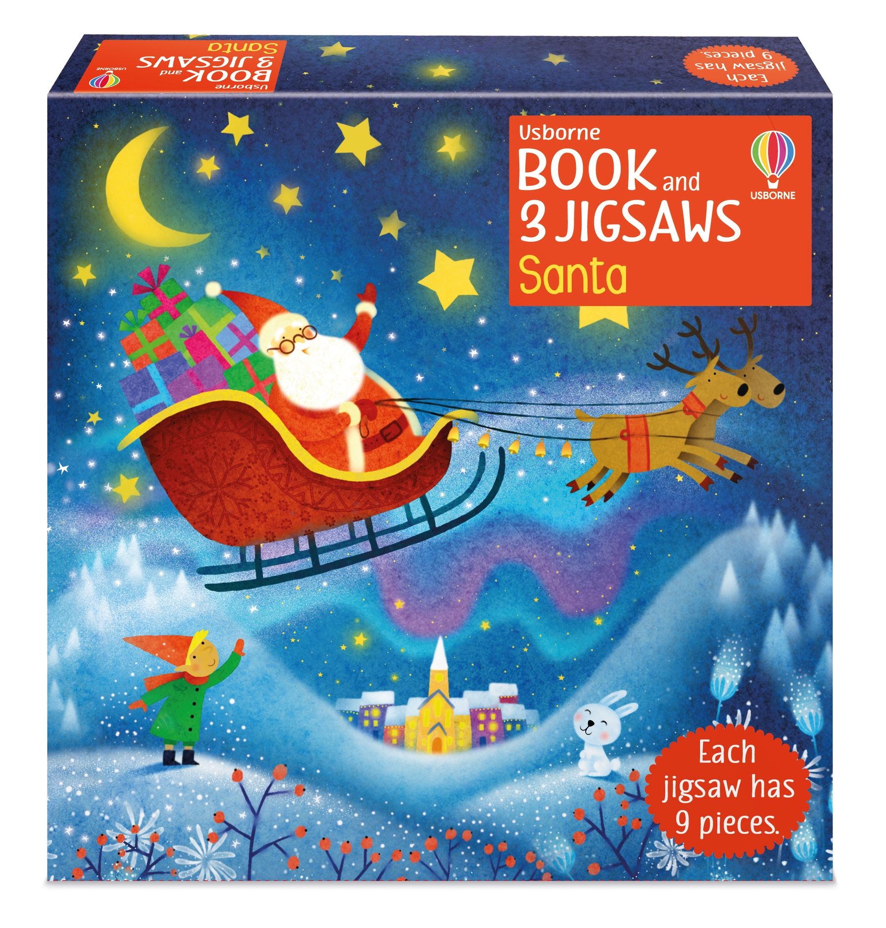 Book And 3 Jigsaws: Santa - FAHASA.COM