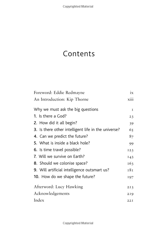 Brief Answers to the Big Questions PDF - Reds