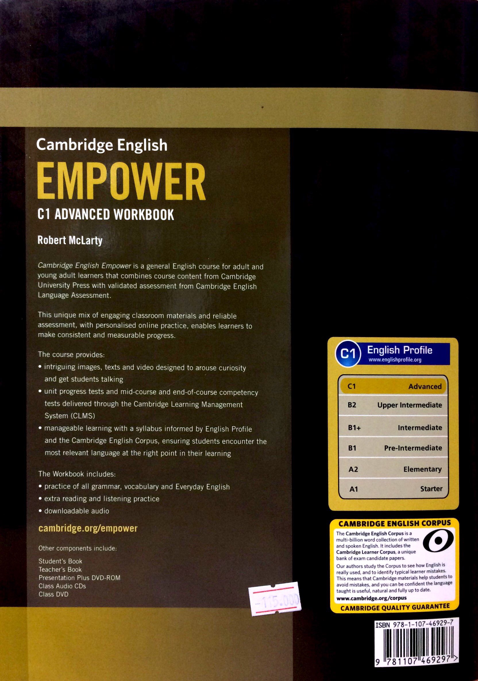 Cambridge English Empower Advanced Workbook with Answers with ...