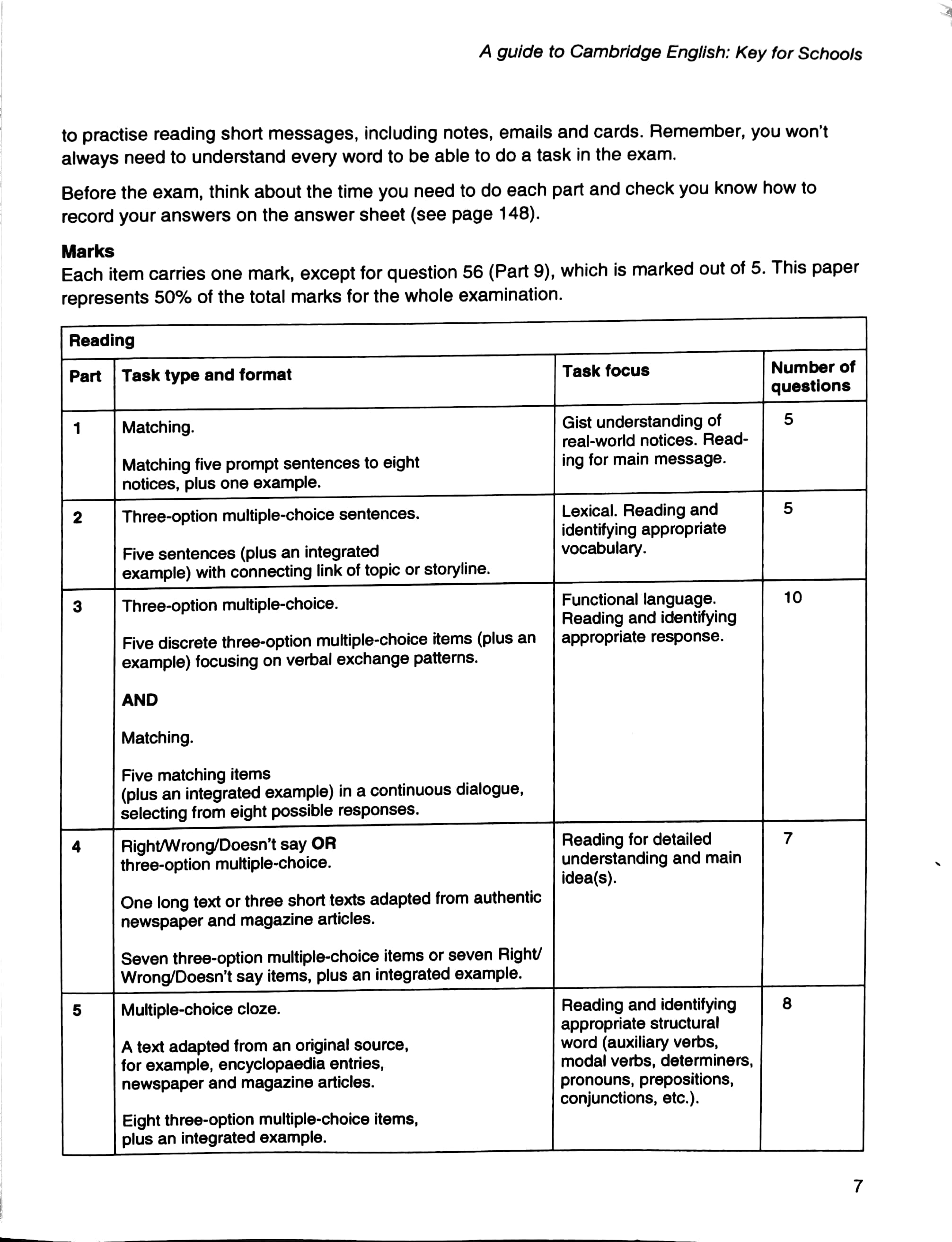 Cambridge English Key for Schools 2 Student's Book with Answers ...