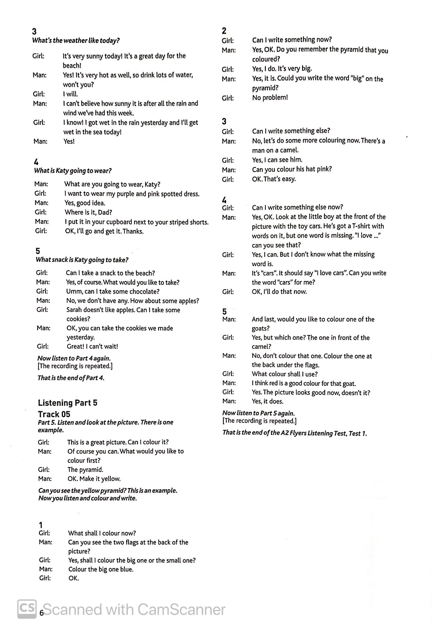 Cambridge English Qualifications - A2 Flyers Three Practice Test 2018 ...