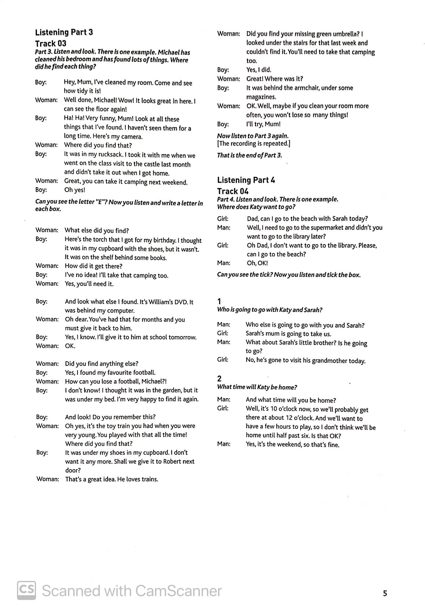 Cambridge English Qualifications - A2 Flyers Three Practice Test 2018 ...