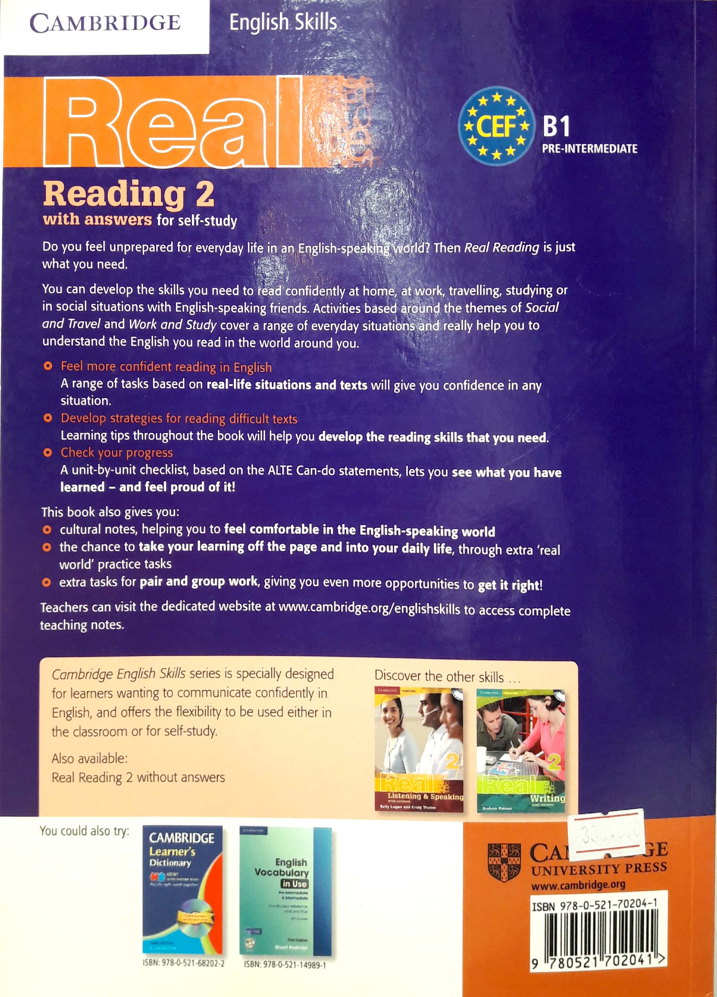 Cambridge English Skills Real Reading 2 With Answers - FAHASA.COM