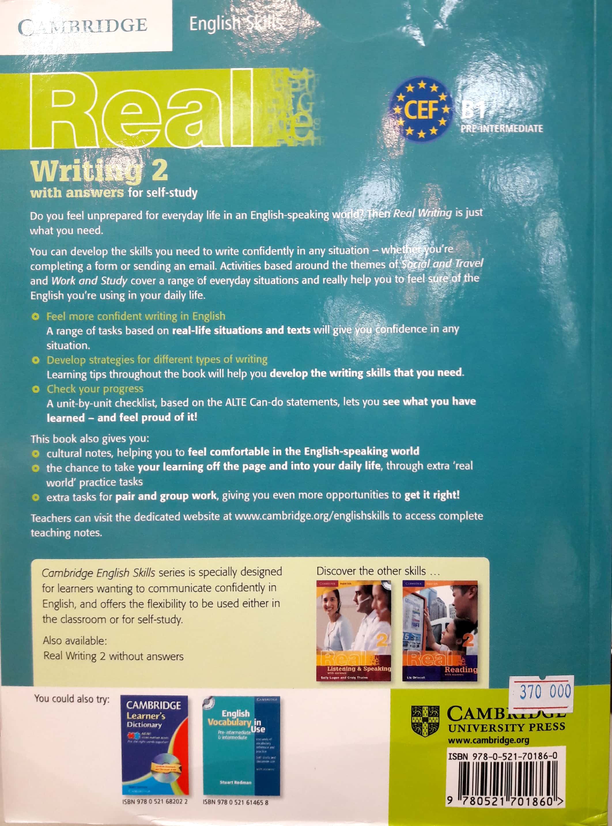 Cambridge English Skills Real Writing 2 With Answers And Audio Cd ...