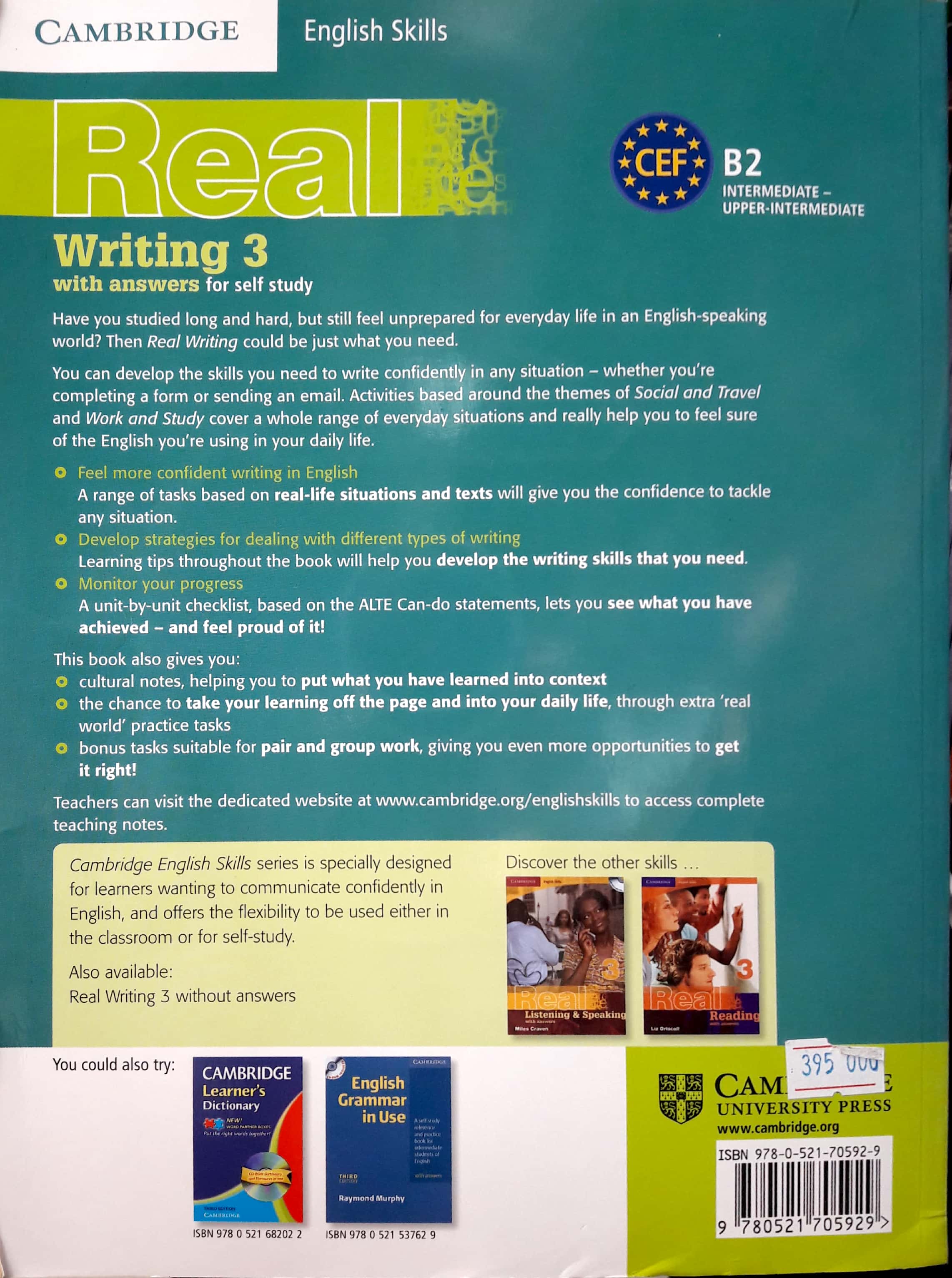 Cambridge English Skills Real Writing 3 With Answers And Audio Cd ...