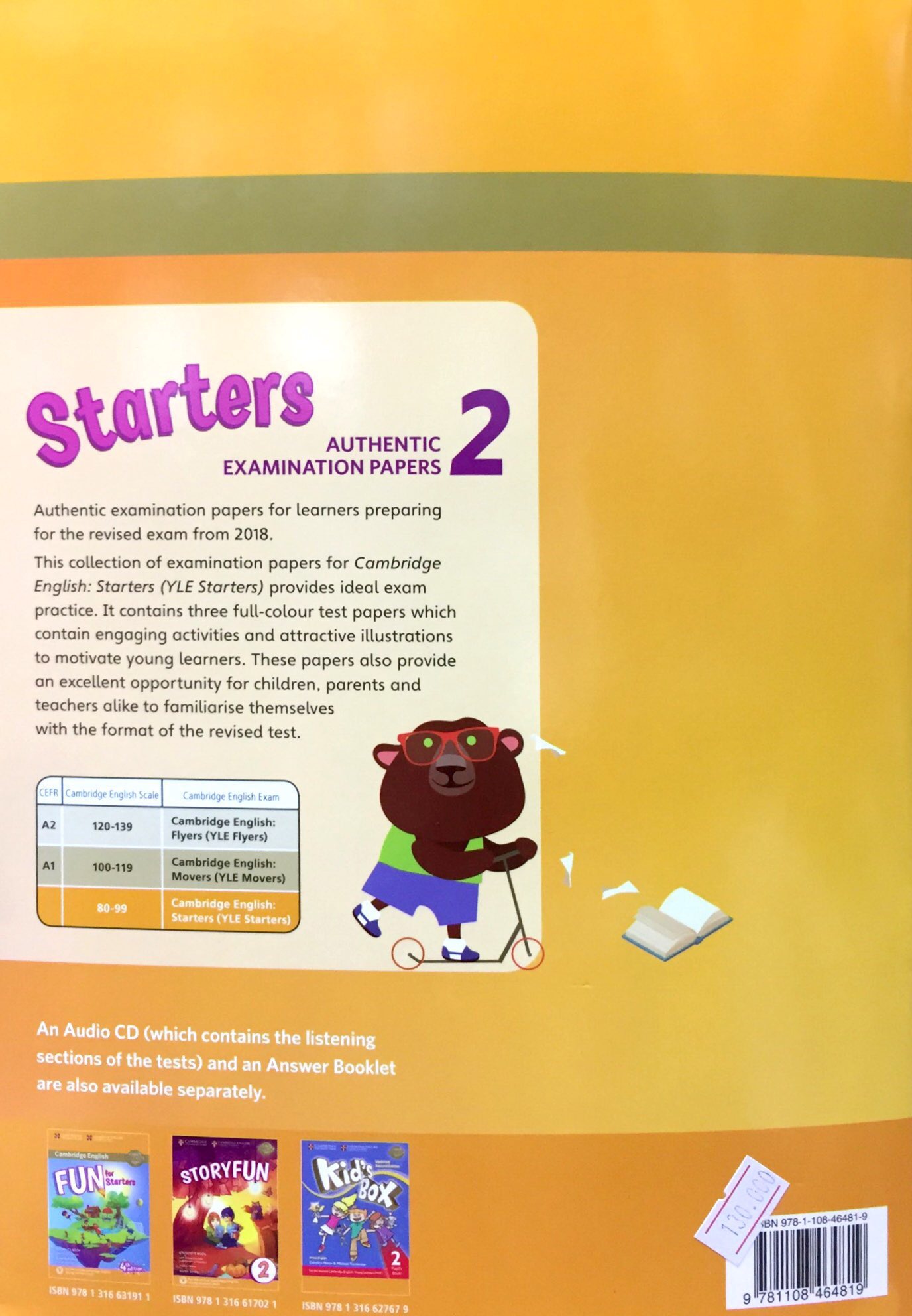 Cambridge English Starters 2 for Revised Exam From 2018 Student's Book ...