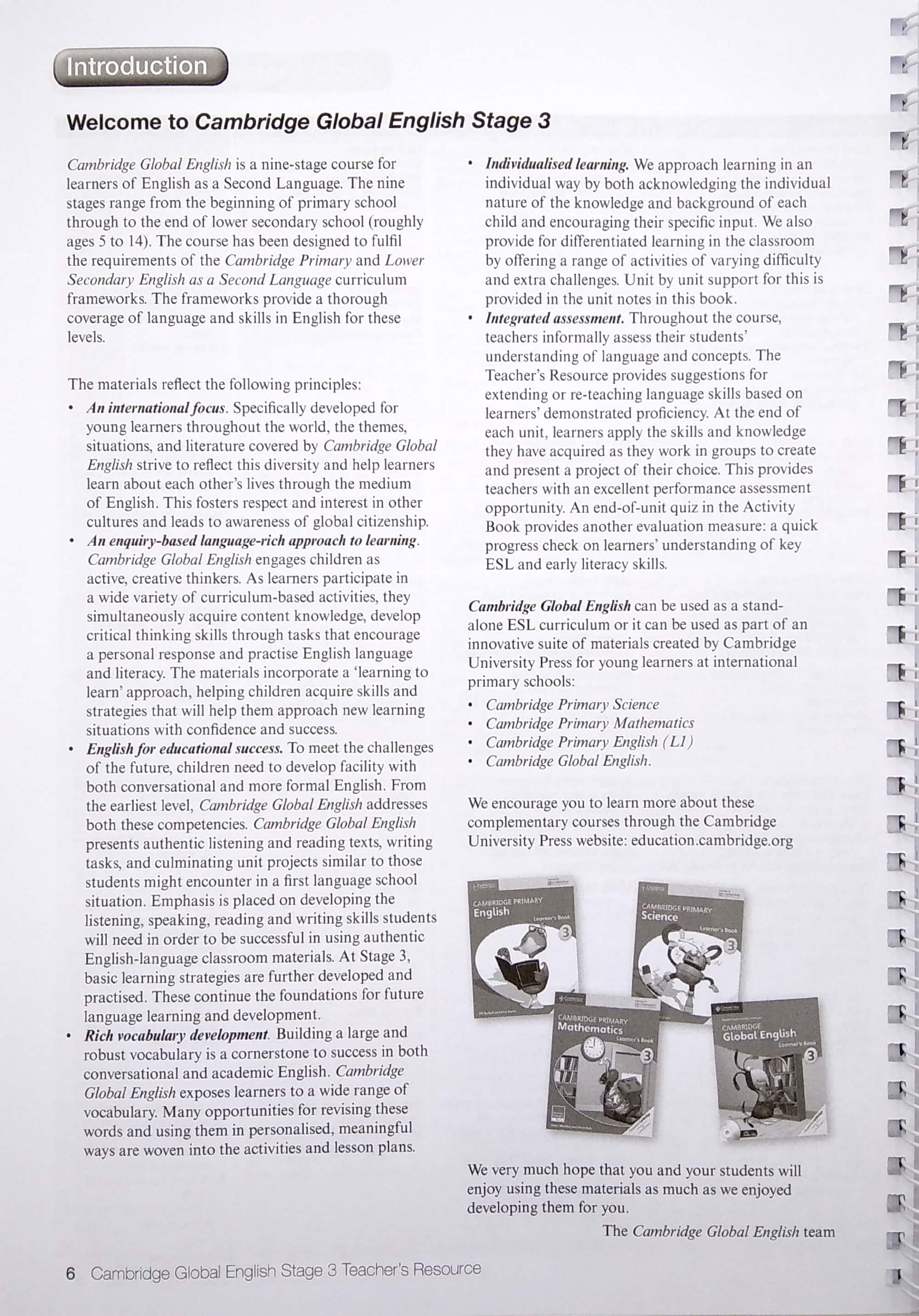 Cambridge Global English Stage 3 Teacher's Resource With Cambridge ...