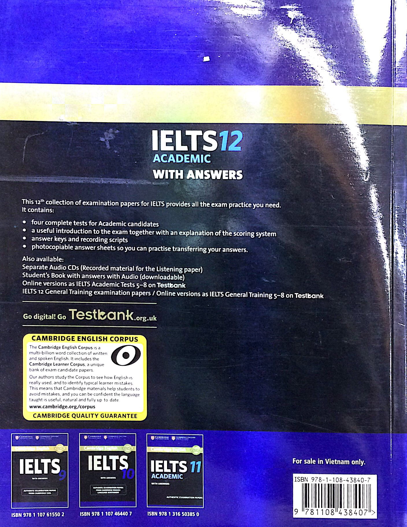 Cambridge IELTS 12 Academic With Answers (Savina) PDF - Tờ Khai Y Tế