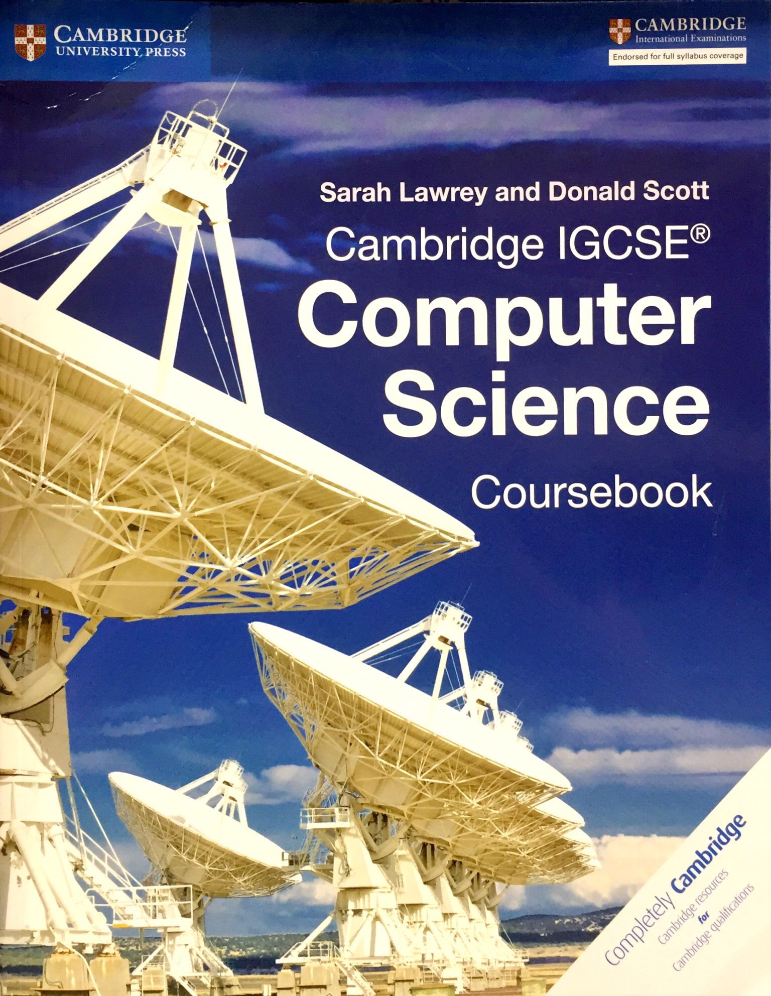 Cambridge IGCSE® Computer Science Coursebook (Cambridge International ...