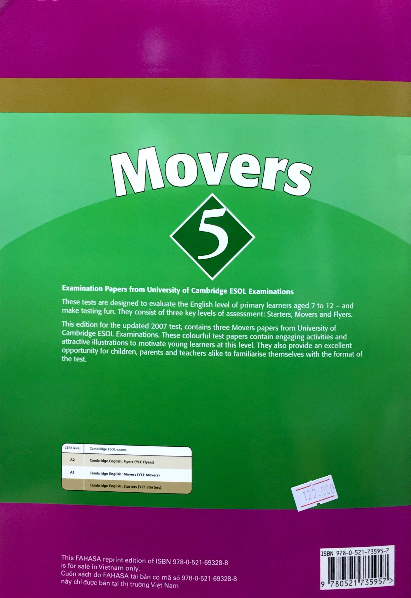 Cambridge Young Learner English Test Movers 5 SB FAHASA Reprint Edition ...