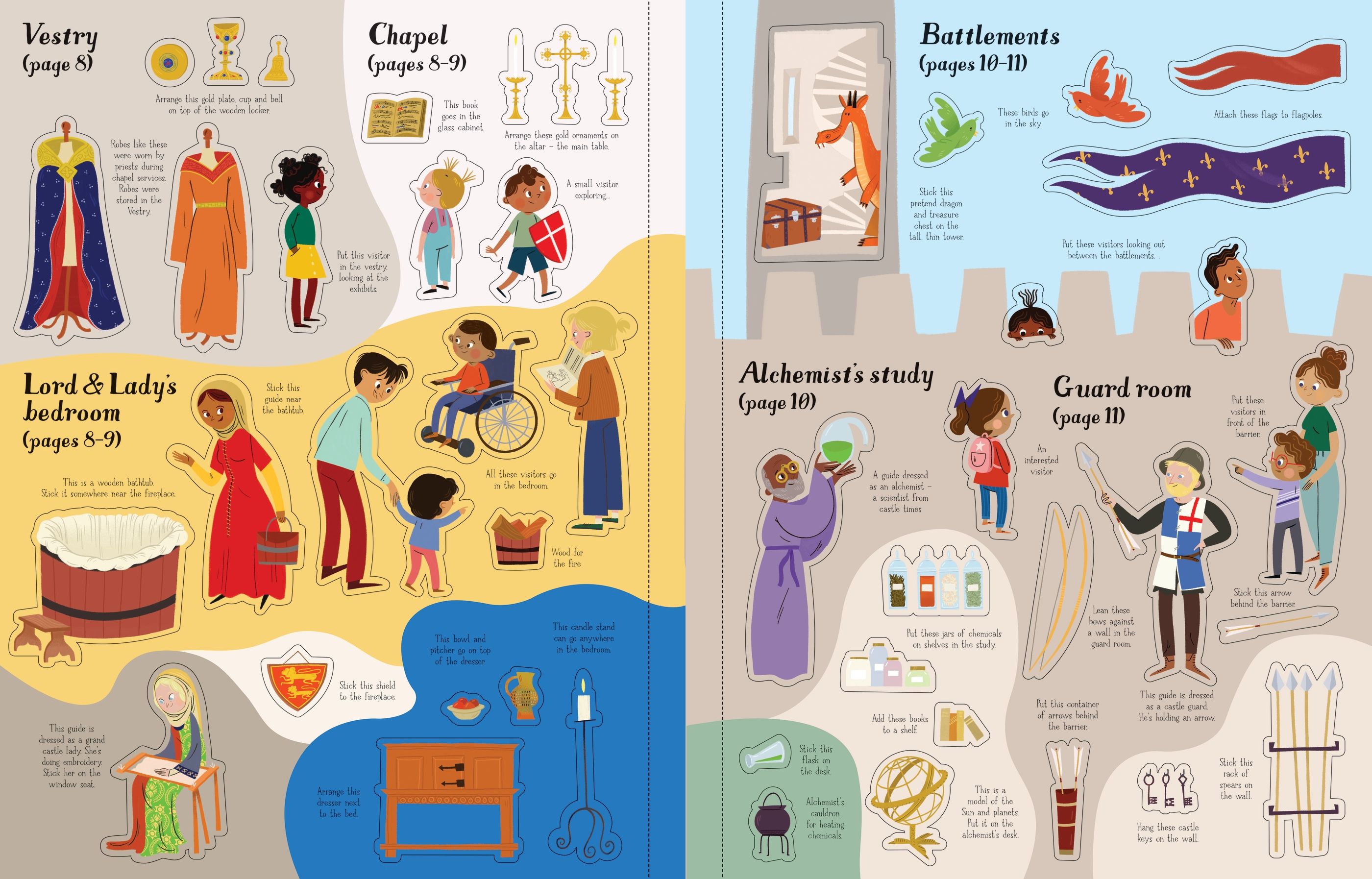 Castle Sticker Book - FAHASA.COM