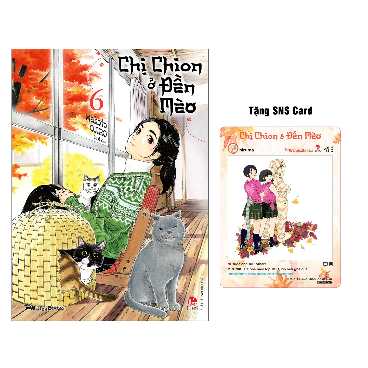 Chị Chion Ở Đền Mèo - Tập 6 - Tặng Kèm SNS Card - FAHASA.COM