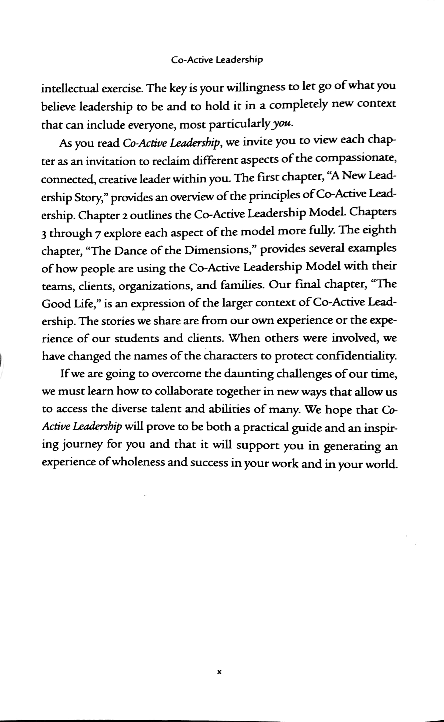 Co-Active Leadership : Five Ways to Lead