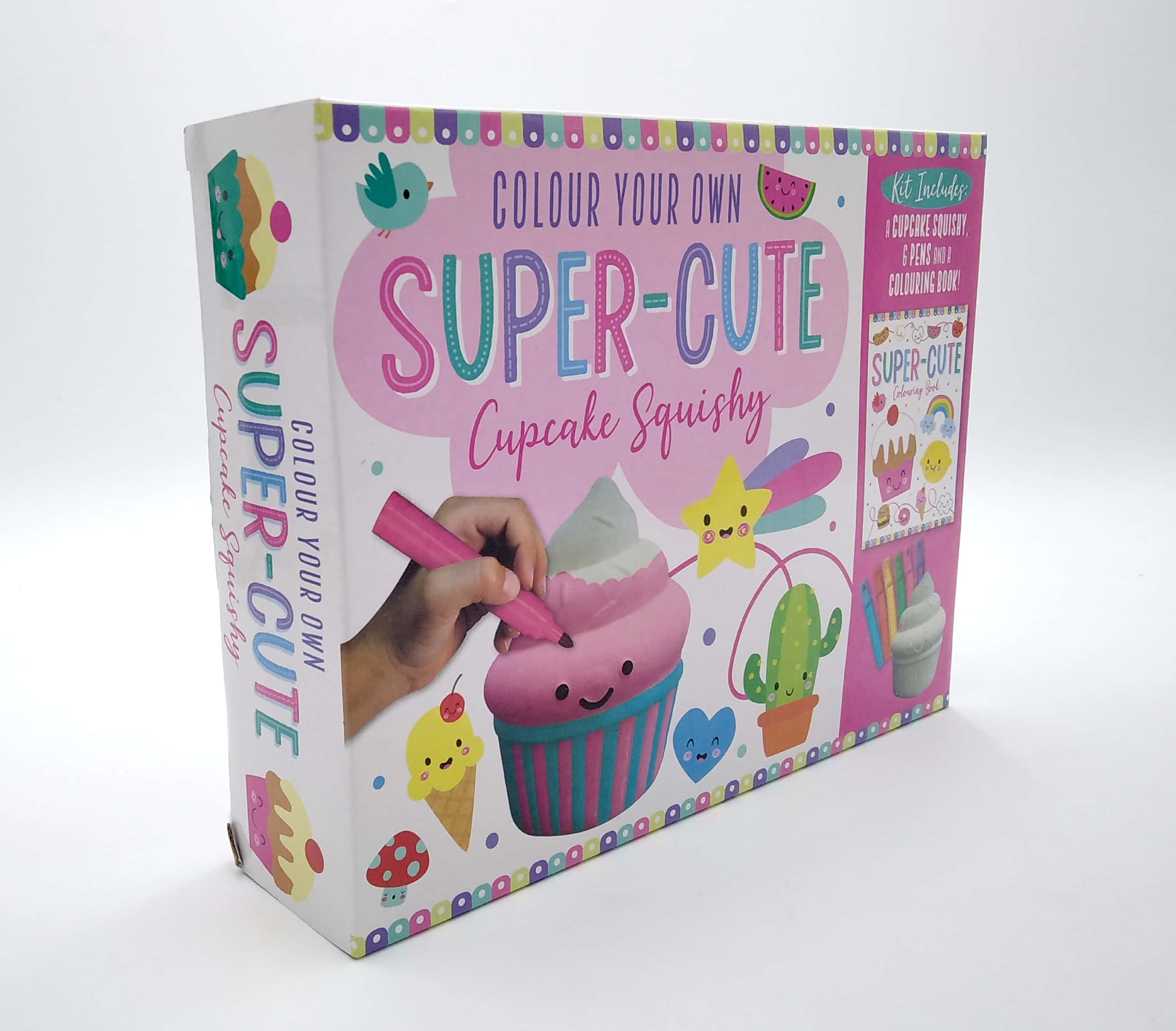 Colour Your Own Super-Cute Cupcake Squishy