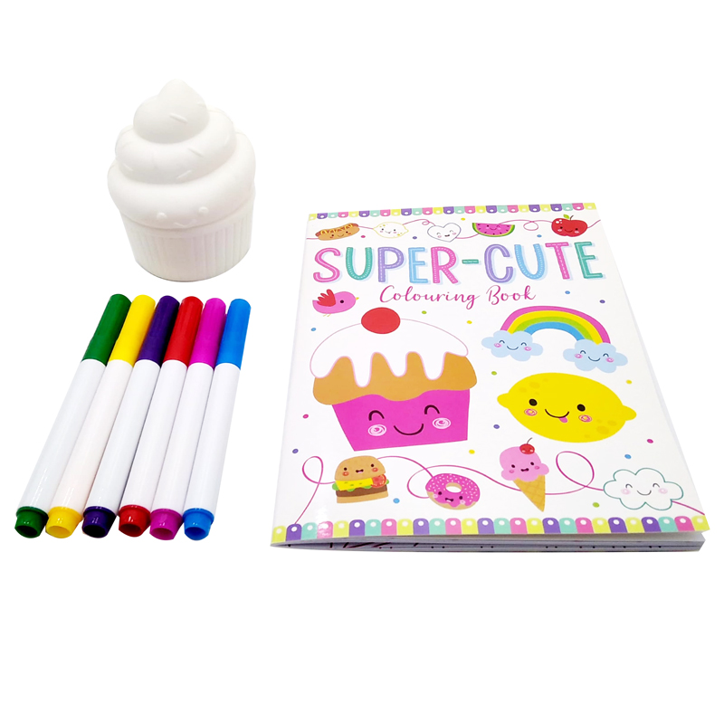 Colour Your Own Super-Cute Cupcake Squishy