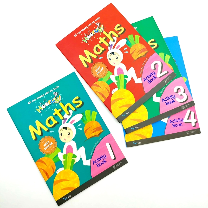 Combo Sách Hooray Math - Để Con Không Còn Sợ Toán - Acitivity Book (Bộ ...
