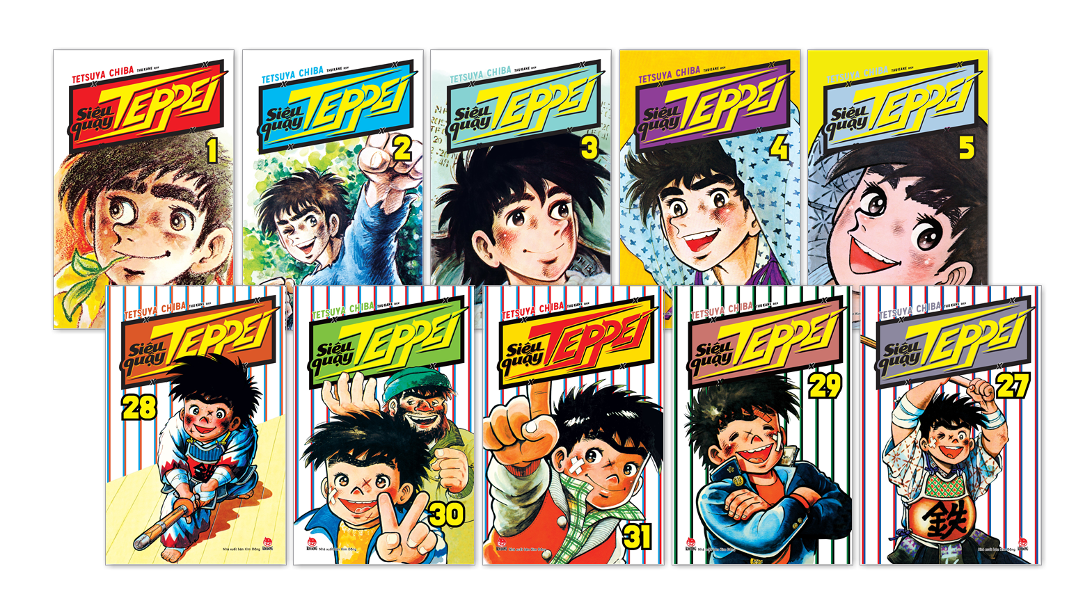Truyện Tranh Combo Manga - Siêu Quậy Teppei: Tập 1-31 (Tái Bản 2024) (Bộ 31 - FAHASA.COM