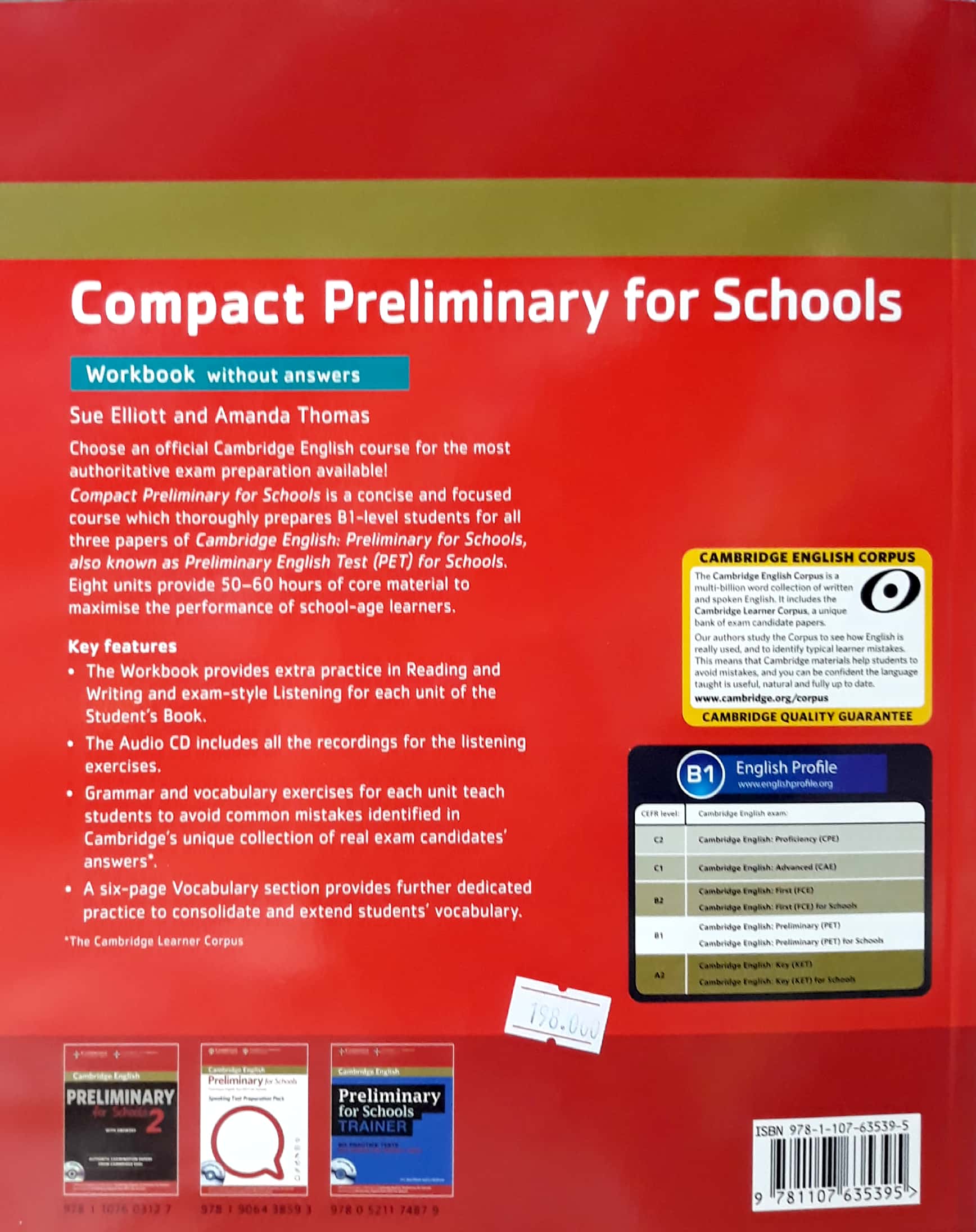 Compact Preliminary for Schools Workbook without Answers with Audio CD ...