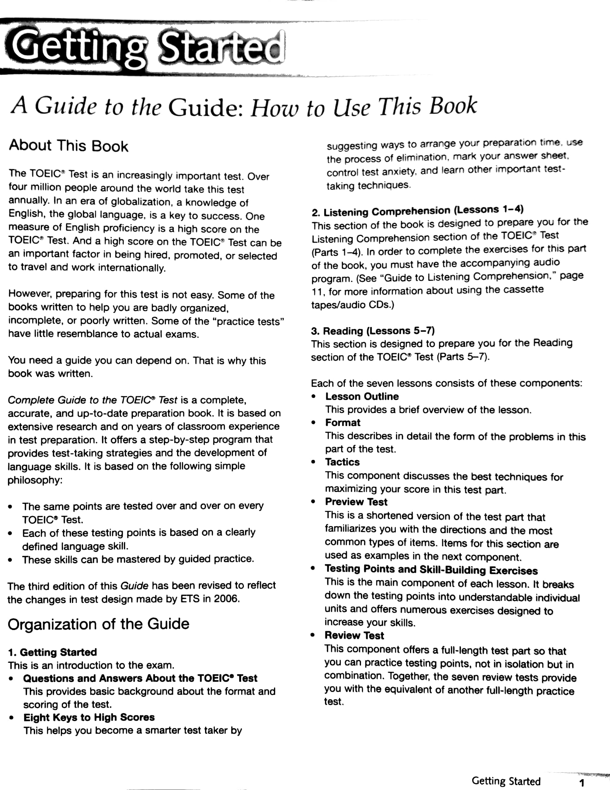 Complete Guide To TOEIC 3E-Text - FAHASA.COM