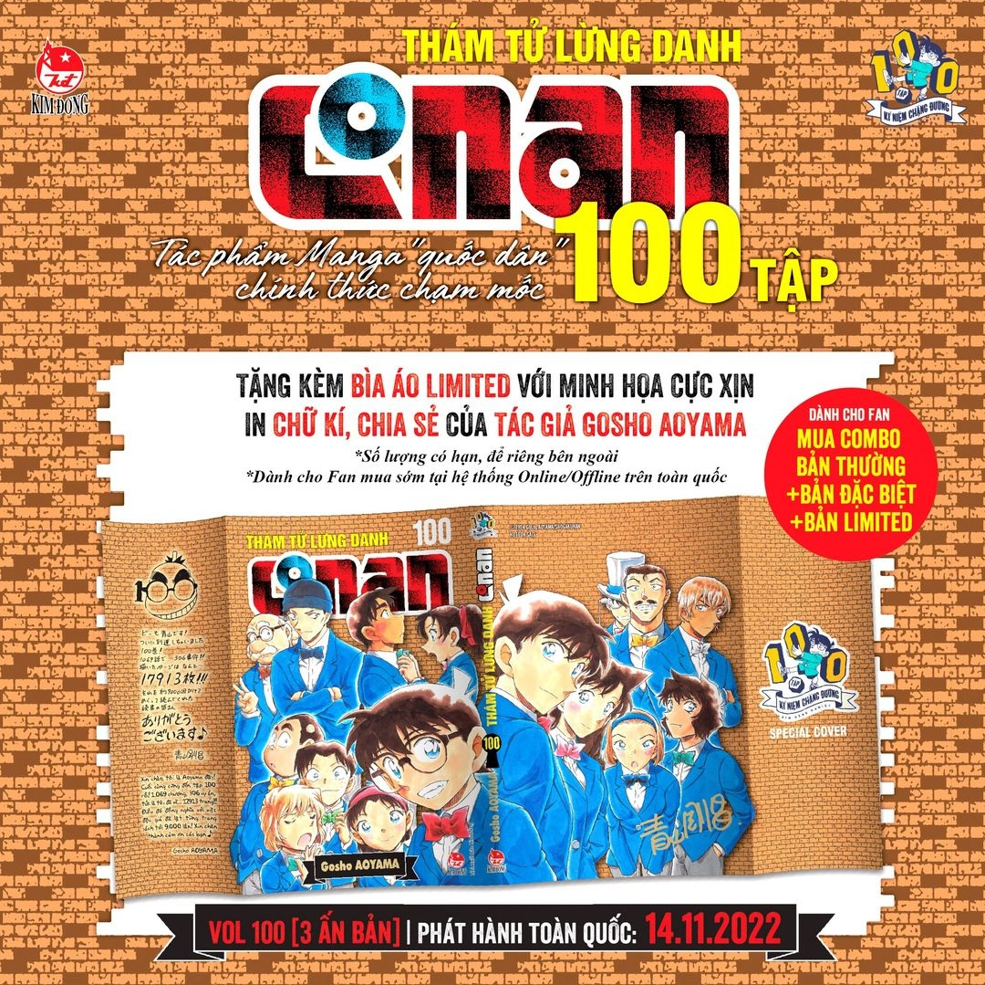 Truyện Tranh Combo Sách Thám Tử Lừng Danh Conan - Tập 100: Bìa Gập ...