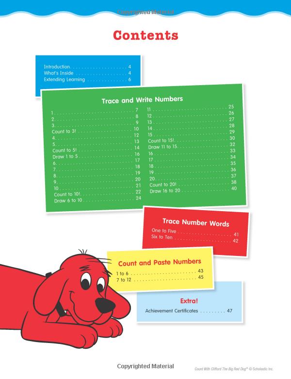 COUNT WITH CLIFFORD THE BIG RED DOG - FAHASA.COM