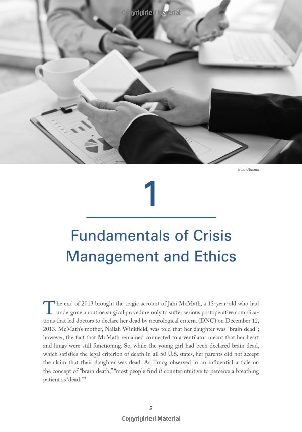 Crisis Communication and Crisis Management: An Ethical Approach