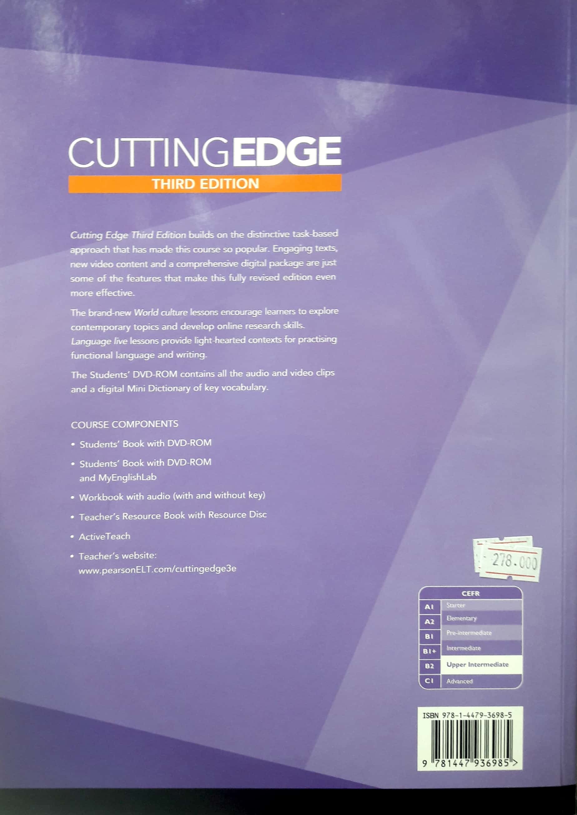 Cutting Edge Upper Intermediate Students' Book and DVD Pack: Upper ...