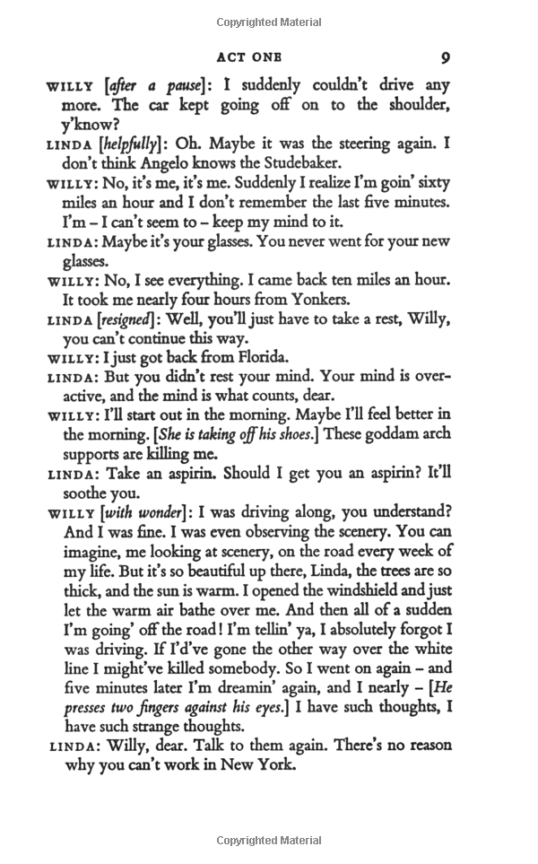 Death of a Salesman: Certain Private Conversations in Two Acts and A ...