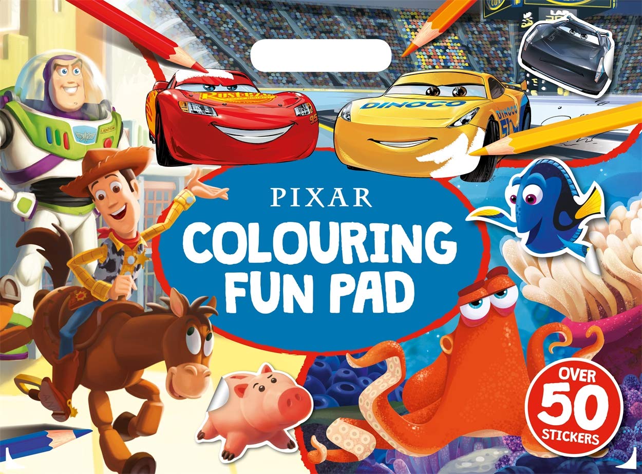 Disney Pixar Mixed: Colouring Fun Pad (Giant Colour Me Pad Disney ...