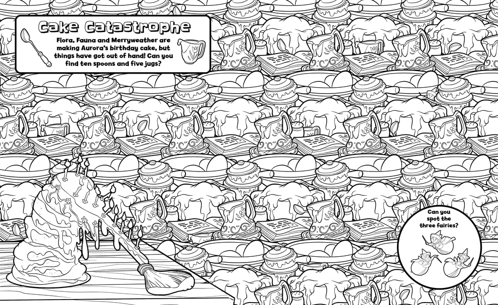 Disney Princess: Search & Find Colouring - FAHASA.COM