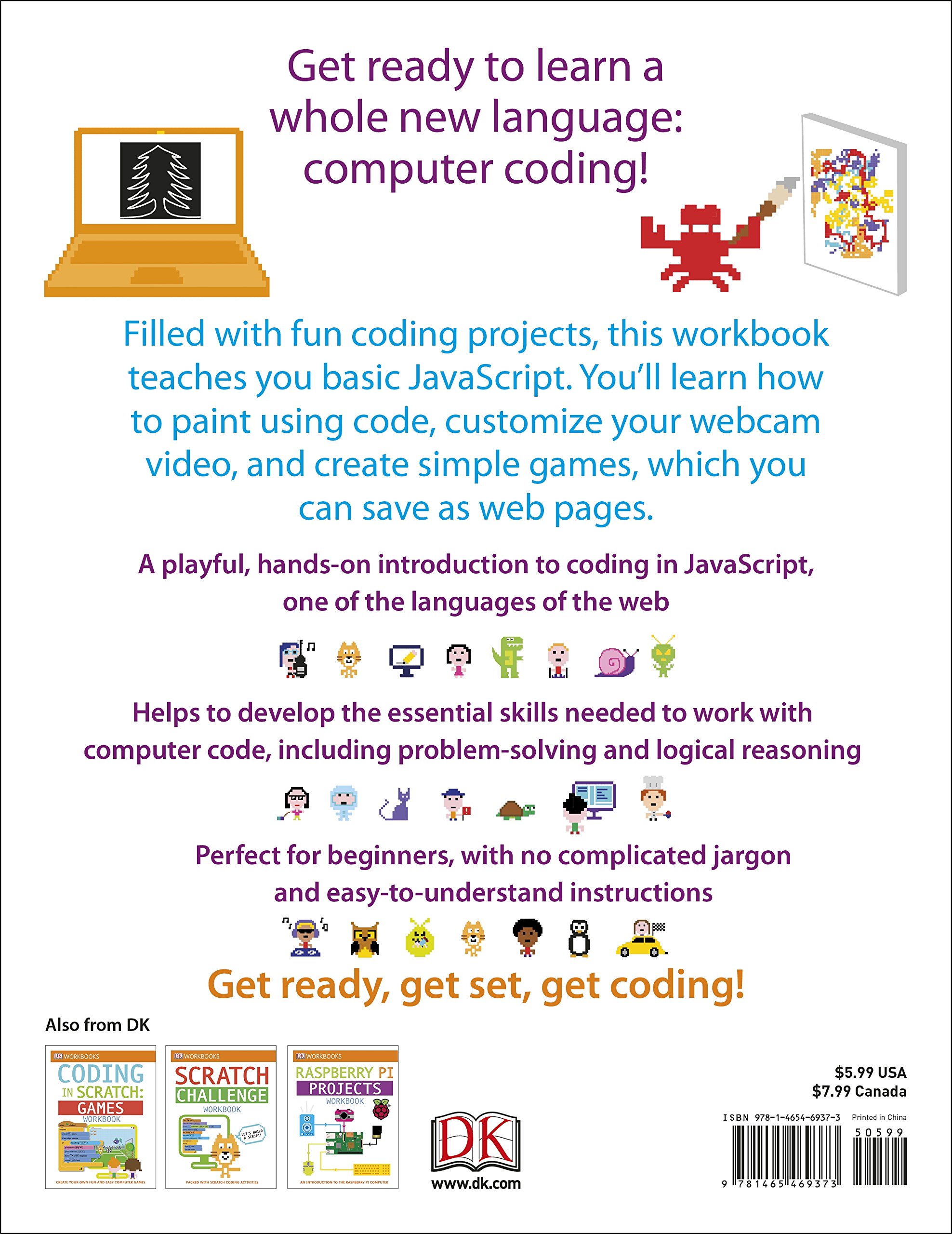 Dk Workbooks Computer Coding With Javascript Workbook Fahasa