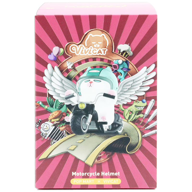 Đồ Chơi Mô Hình Pop Mart ViViCat Helmet (Mẫu Bên Trong Là Ngẫu Nhiên ...