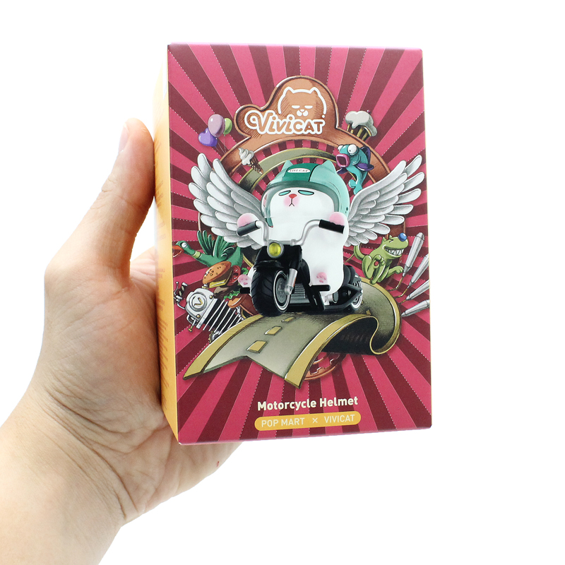 Đồ Chơi Mô Hình Pop Mart ViViCat Helmet (Mẫu Bên Trong Là Ngẫu Nhiên ...