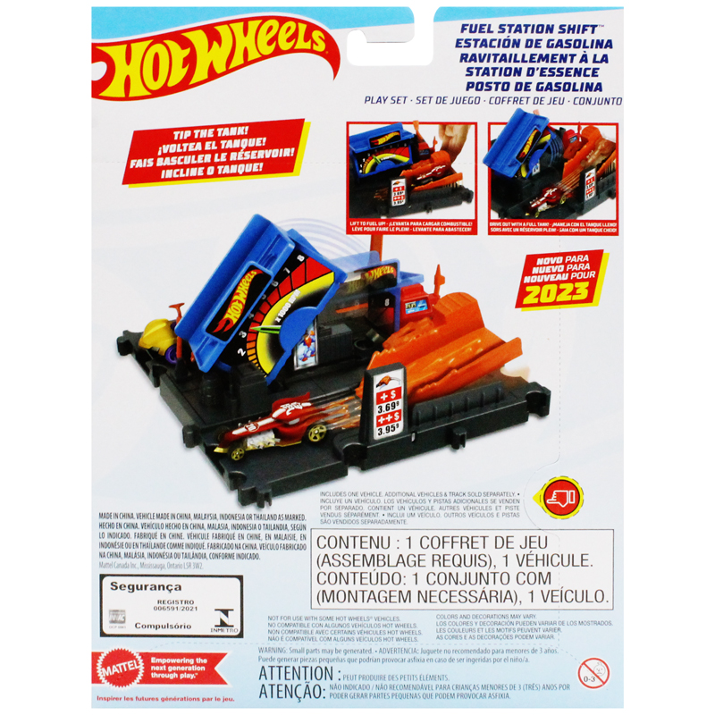 Đồ Chơi Mô Hình Trạm Đổ Xăng - Hot Wheels City HKX45/HMD53 - FAHASA.COM