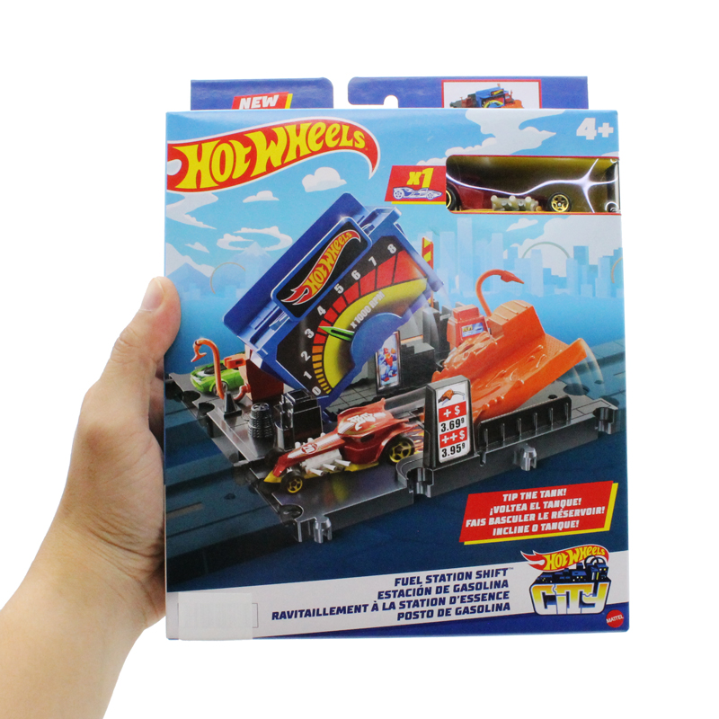 Đồ Chơi Mô Hình Trạm Đổ Xăng - Hot Wheels City HKX45/HMD53
