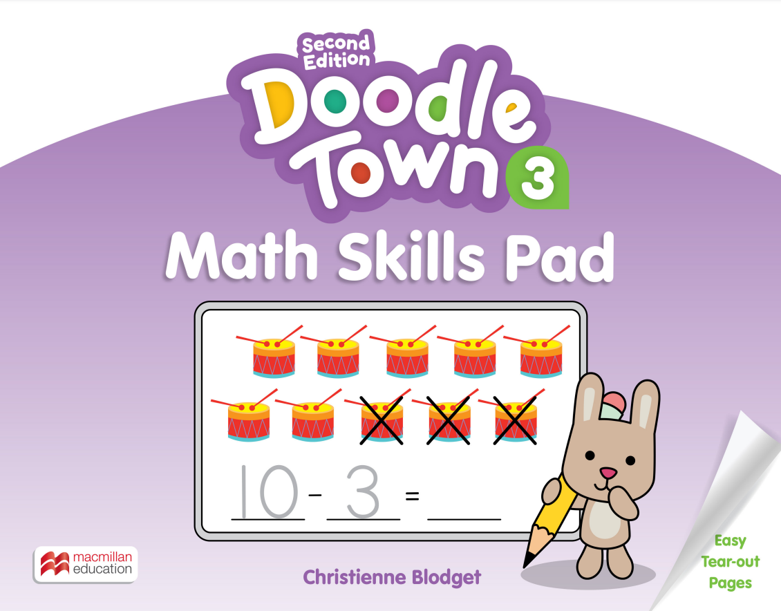 Doodle Town Level 3 Math Skills Pad 2nd Edition - FAHASA.COM