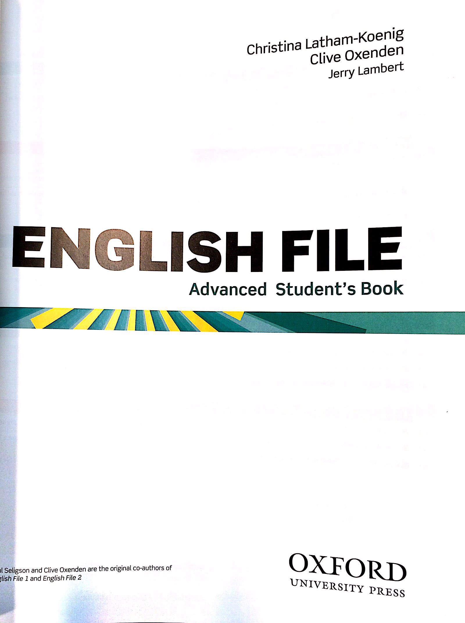 English File: Advanced: Student's Book with iTutor - FAHASA.COM