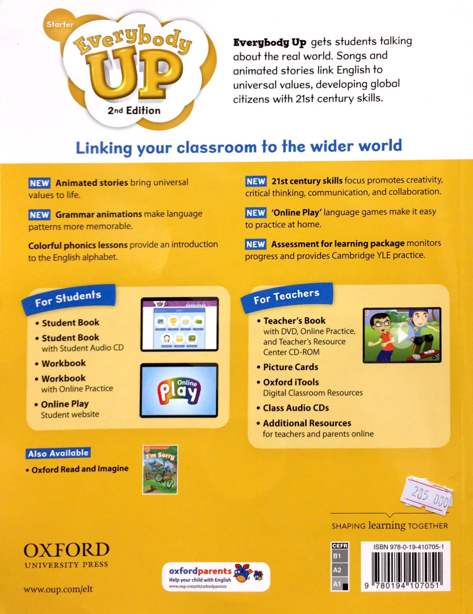 Everybody Up 2E Starter: Student Book with Audio CD Pack - FAHASA.COM
