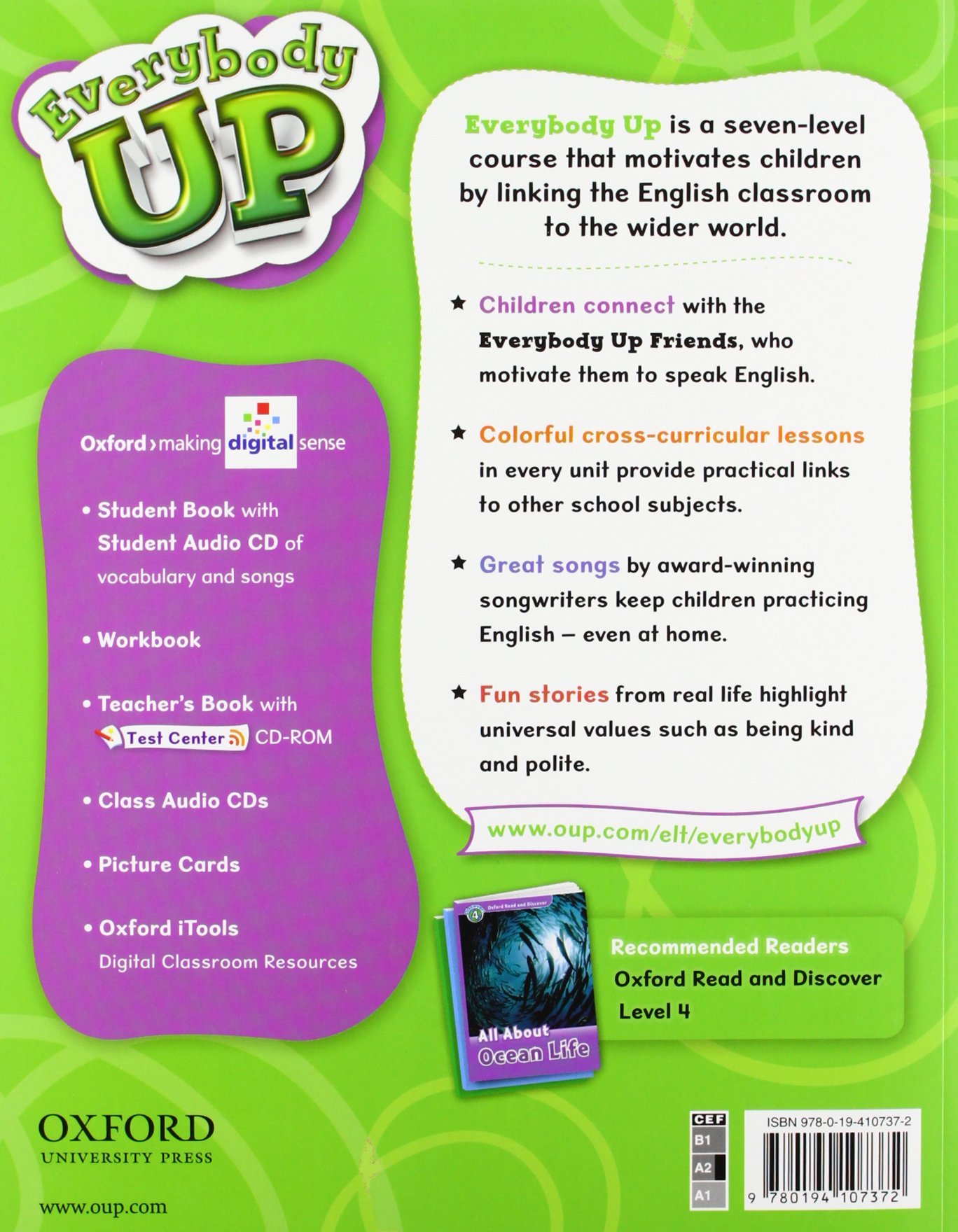 Everybody Up 4: Student Book With Audio Cd Pack - FAHASA.COM