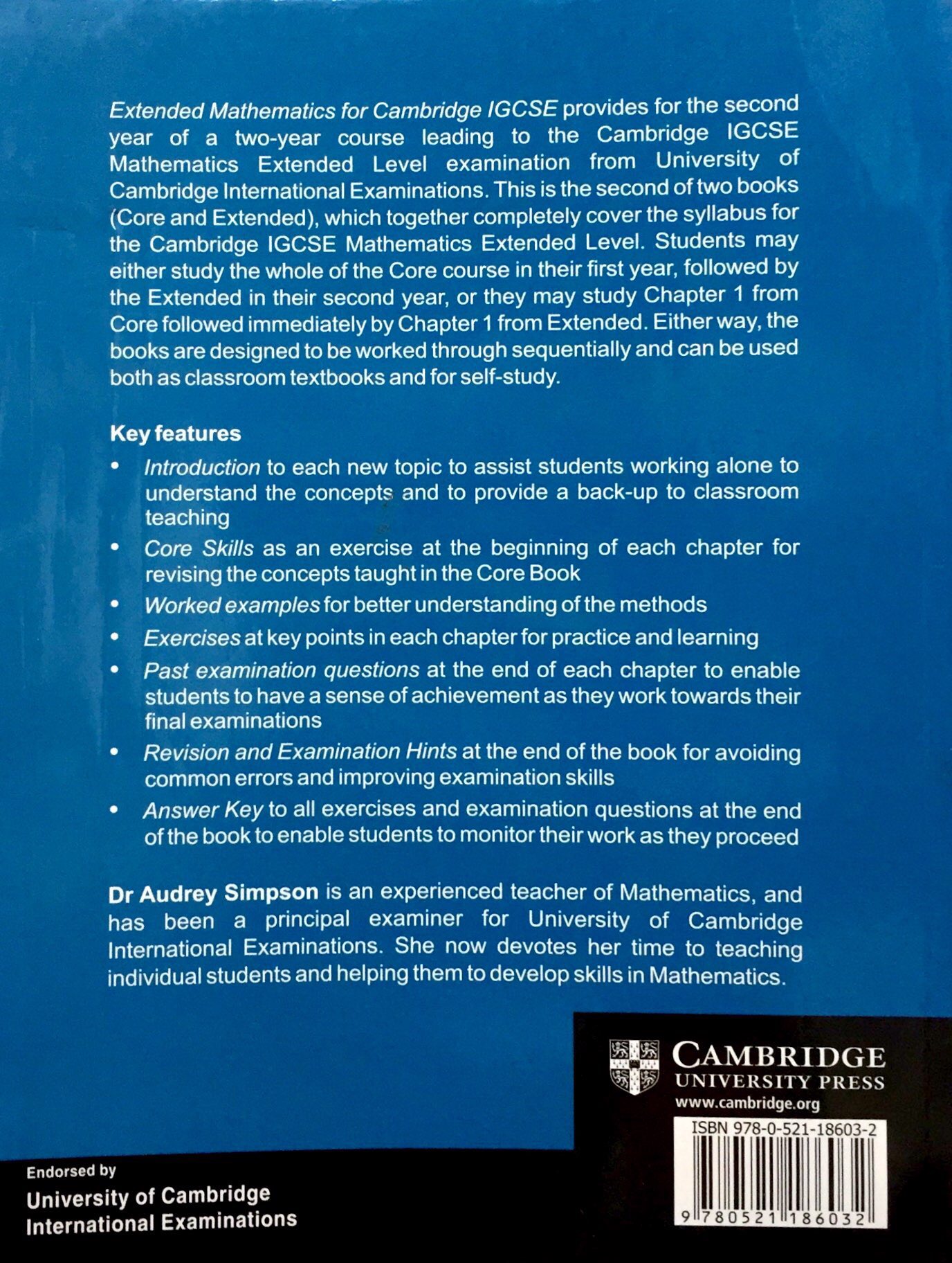 Extended Mathematics for Cambridge IGCSE